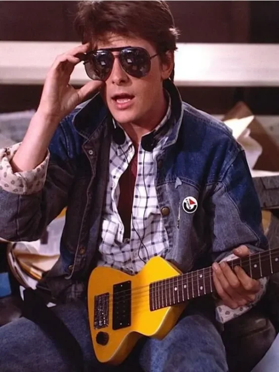Back to the Future Denim Jacket | Marty McFly 80s Gear