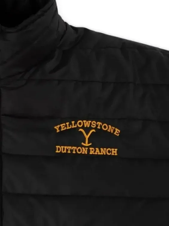 Yellowstone Dutton Ranch Puffer Jacket | Brown Puffer Outerwear