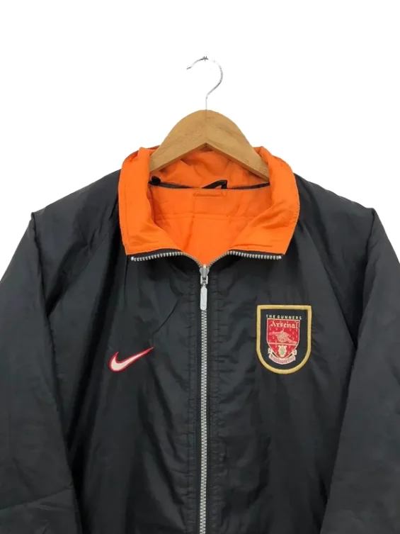 Vintage 90's NIKE ARSENAL Reversible Jacket - TV Jackets