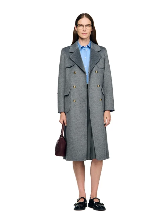 Double-Faced Check Coat – Reversible Outerwear