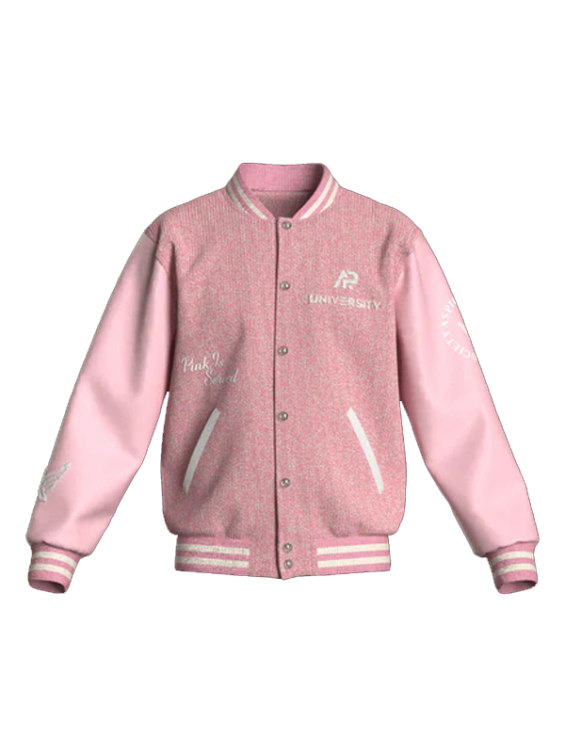 Grandeur Rosé Varsity Jacket | TV Jackets