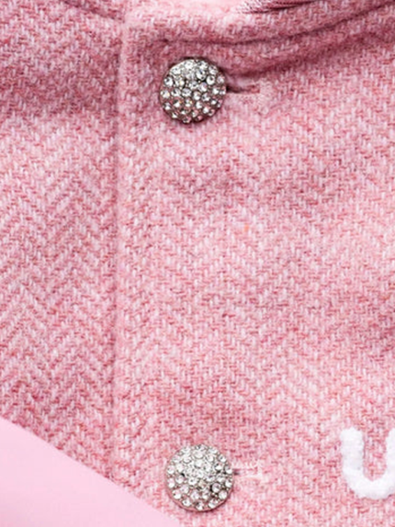 Grandeur Rosé Varsity Jacket | TV Jackets