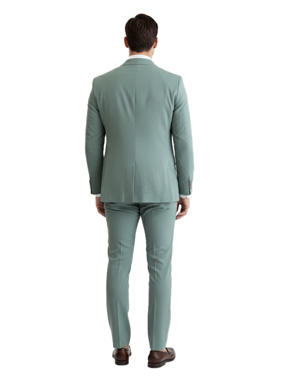 Jade Two Piece Sage Green Suits Mens - TV JACKETS