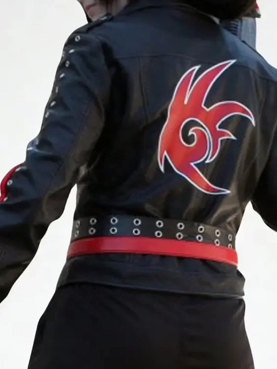 Shadow the Hedgehog Black Leather Jacket | Cosplay Gear