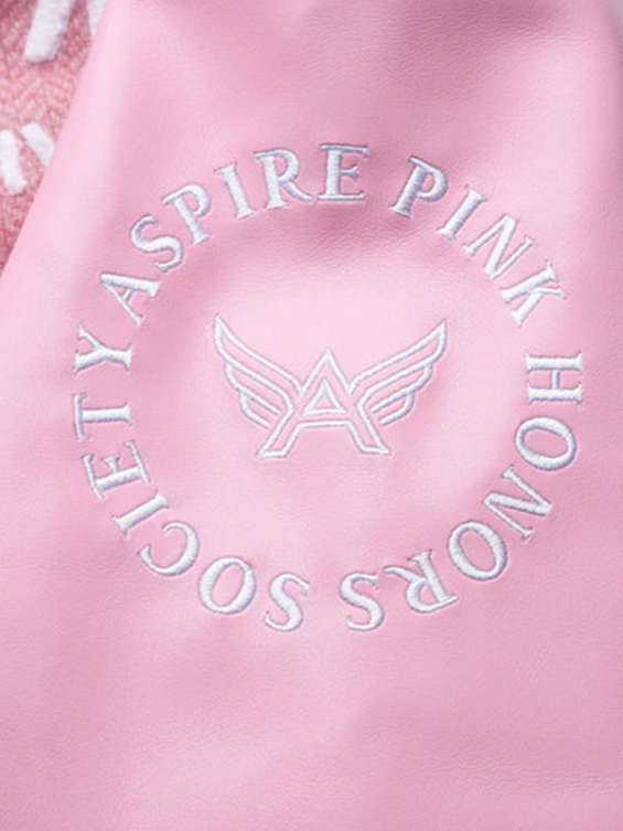 Grandeur Rosé Varsity Jacket | TV Jackets