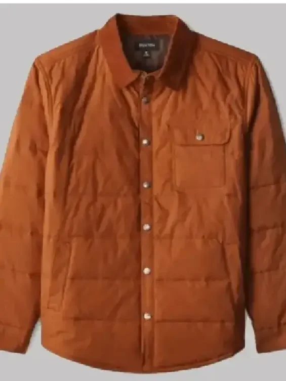 Yellowstone S04 Walker Puffer Jacket | Brown Quilted Jacket
