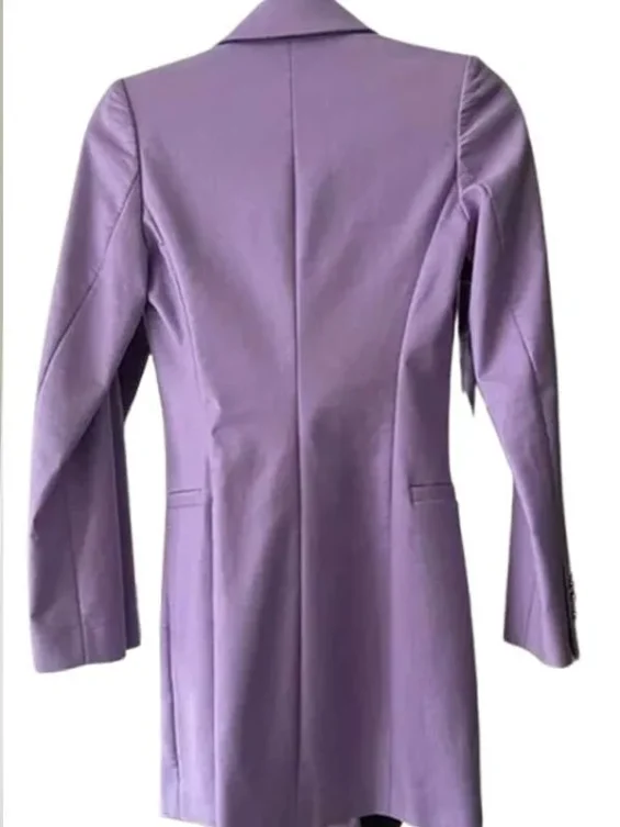 Electric Bloom Jade Castillo Purple Blazer - TVJACKETS