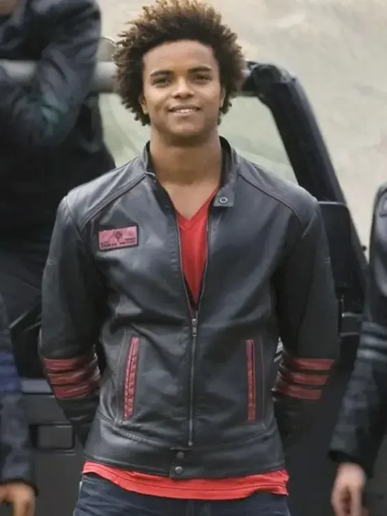 Power Rangers Rpm Red Scott Truman Leather Jacket