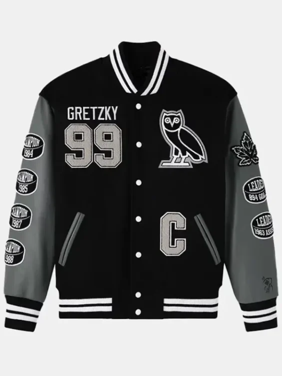 Wayne Gretzky The Great One OVO Varsity Jacket - TV JACKETS