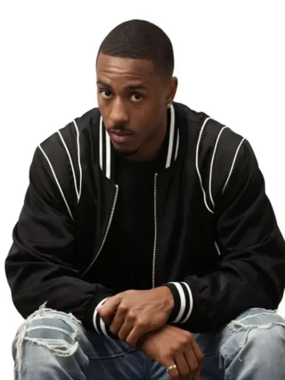 Keith Powers The Gates 2026 Black Bomber Jacket | TV Jackets